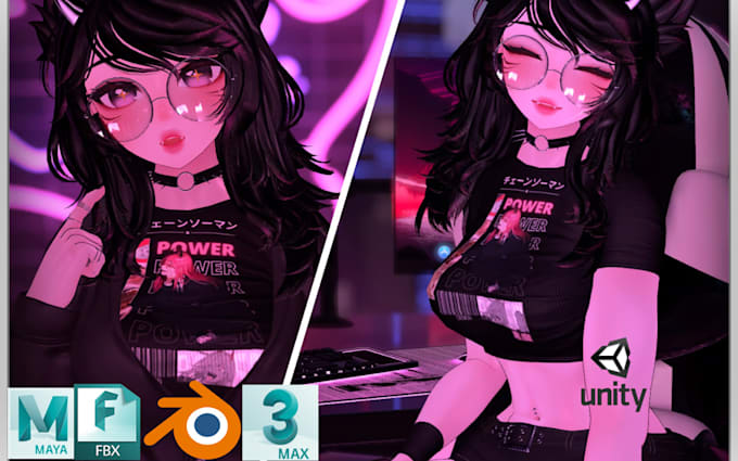 Do custom vrchat avatar vtuber vrc character vr avatar nsfw avatar ...