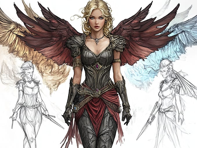 Create a dnd art, pathfinder, fantasy character by Zebypusp | Fiverr