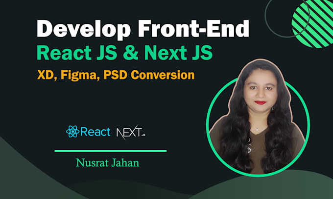Do frontend web development with next js, html, css, typescript by Nusratxaahan | Fiverr
