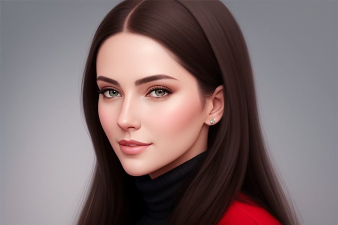 Realistic digital oil painting portraits from your photo by ...