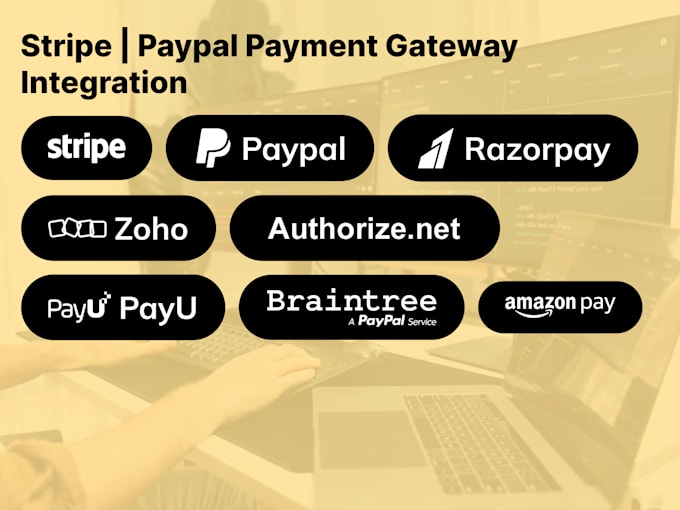 Integrate stripe, paypal, razorpay, and other payment gateways by Hardikpaghdar | Fiverr