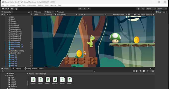 Create 2d games in unity, game development by Feri_solutions | Fiverr