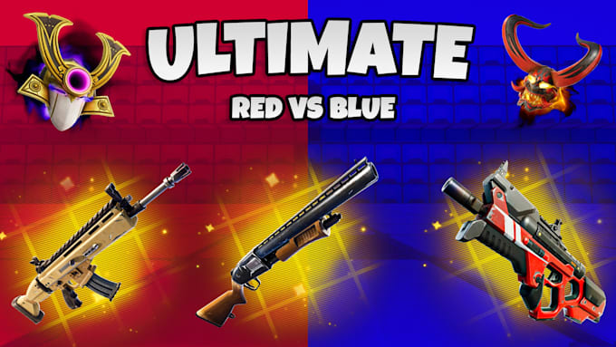 Create red vs blue map similar to typical gamers map by Joshbr_yt | Fiverr