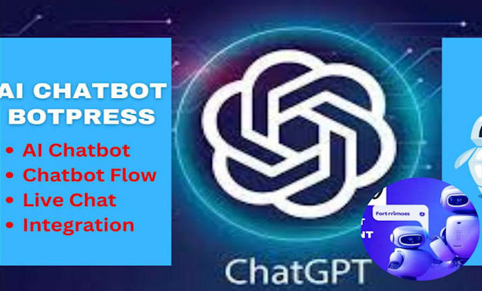 Create an craft ai chatbot with botpress or voice flow by Aishyweb | Fiverr