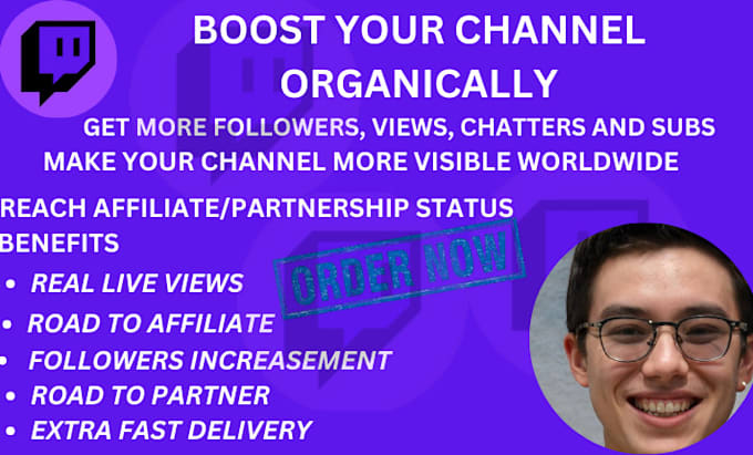 Do organic twitch channel promotion twitch affiliate, twitch partner by ...
