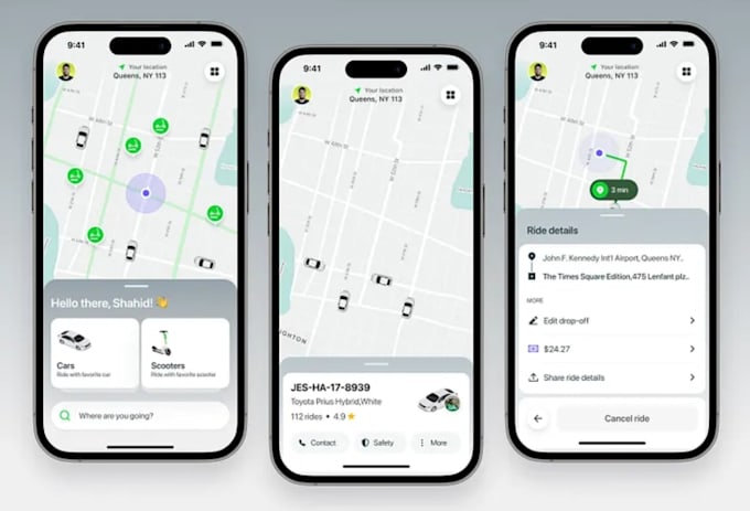 Develop cab booking app, ride sharing app, bus booking app, car rental ...