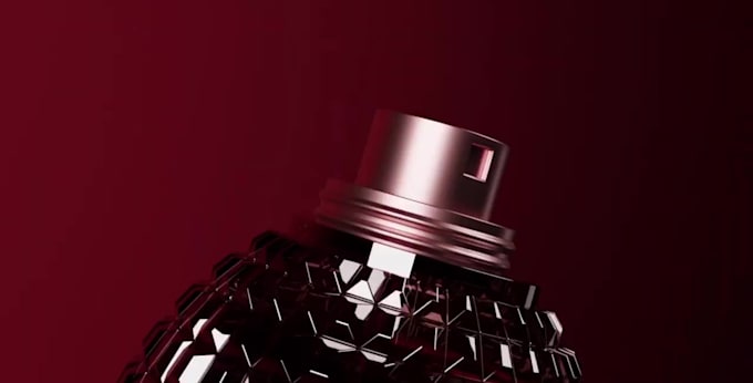 Render cinematic 3d perfume animation, 3d perfume design, 3d fragrance ...