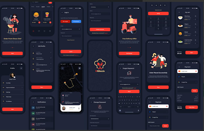 Design stunning mobile apps for ios and android by Jerryarthurg | Fiverr