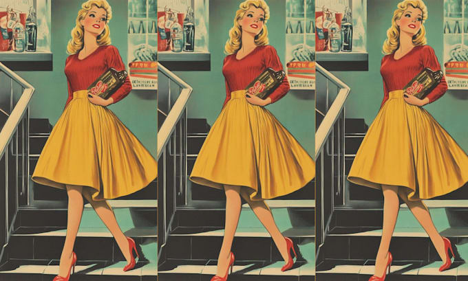 Draw vintage comic illustration horror retro vintage comic in 70s comic ...