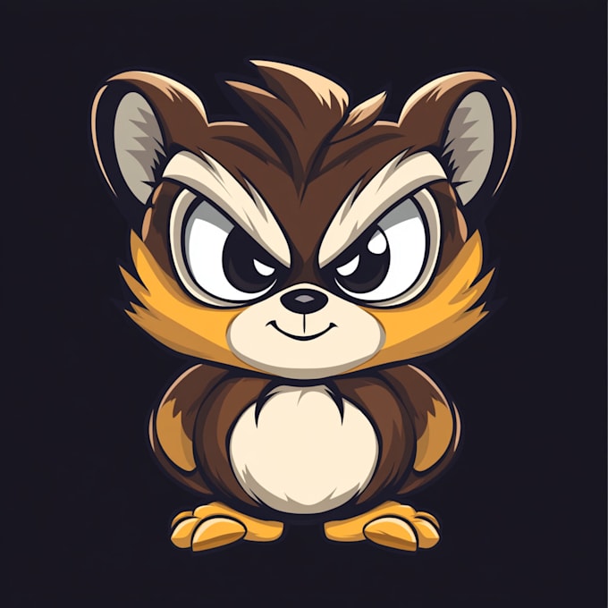 Design custom business cartoon logo for you by Wearaateo | Fiverr