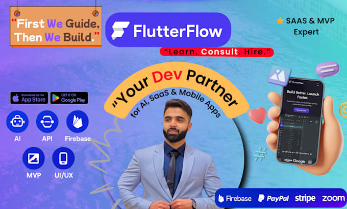 Develop your mobile app in flutterflow by Khizeraliii | Fiverr