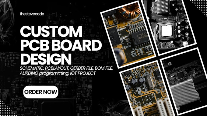 Create custom pcb board and circuit schematic prototype design for ...