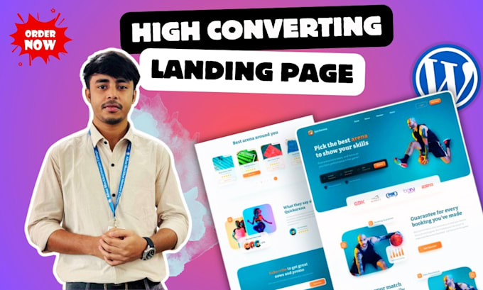 Create a wordpress landing page, sales page,squeeze page or sales ...