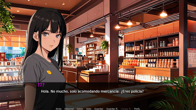 Create a custom anime style visual novel for special moments by Aico3d ...