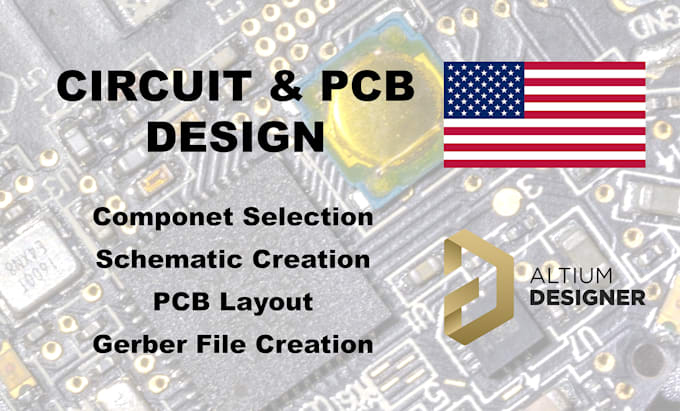Design a custom pcb for your project in altium designer by Audanis | Fiverr