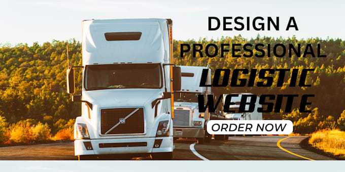 Create a professional logistic dispatch cargo freight transportation website by Anthony_jaso ...