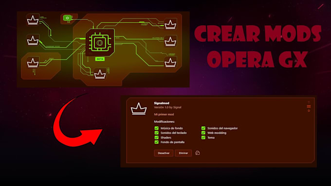 Erstelle benutzerdefinierte mods für 7 days to die, stardew valley, skyrim, opera gx usw.