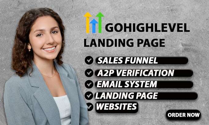 Gohighlevel landing page sales funnel ghl dashboard customization ghl website by Ruth_adamweb ...
