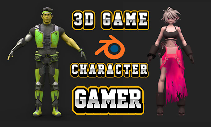Create 3d game character, 3d video game model,3d game asset, ue4 and ue5 rigging by Meshy ...