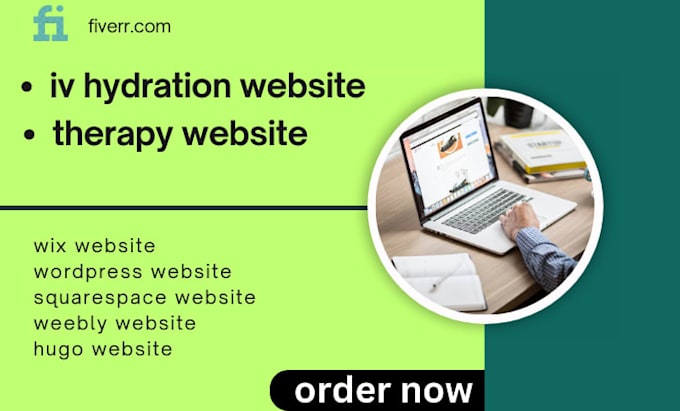 Wordpress, wix, to build your iv hydration website mobile iv hydration ...