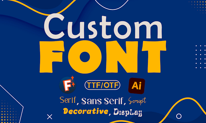 Make your own custom font based on your request by Ghina_luthfiar | Fiverr