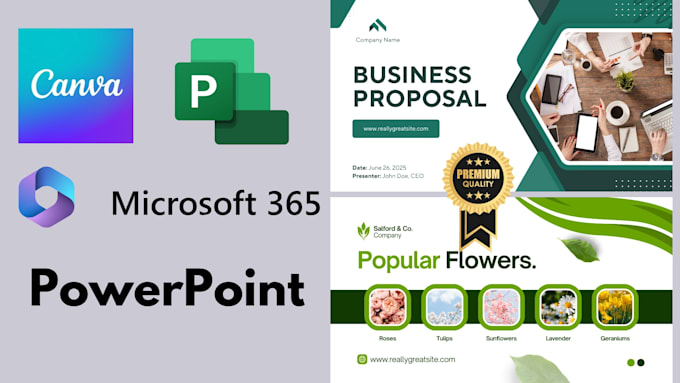 Create eye catching powerpoint and canva presentation by Kalharawijeseka | Fiverr