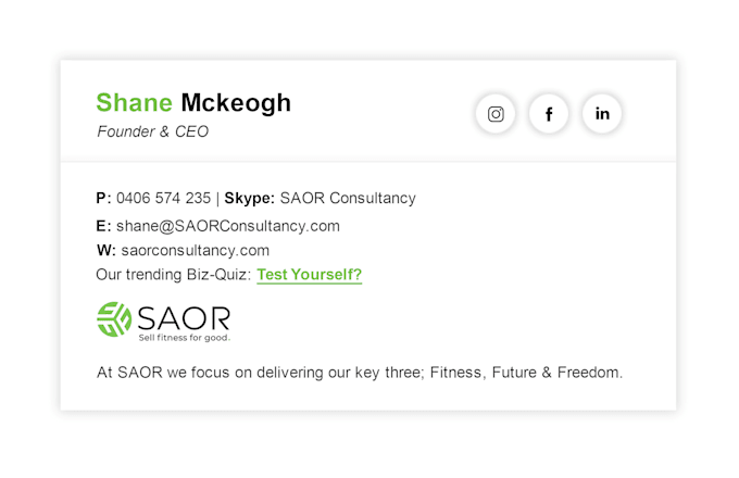 Create custom clickable html email signatures by Digi_yogi | Fiverr