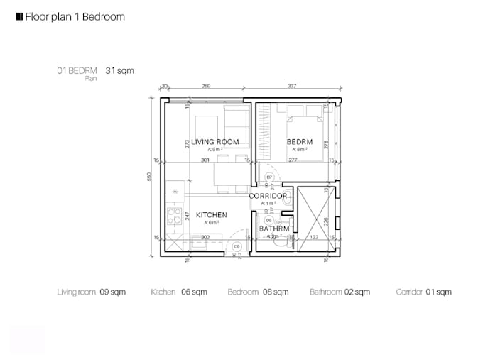 Do floor plan design, house floor plan by Ynnus_e | Fiverr