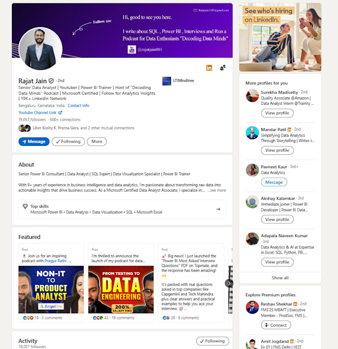 Create, optimize linkedin profile, resume or cover letter by Aditya03754 | Fiverr