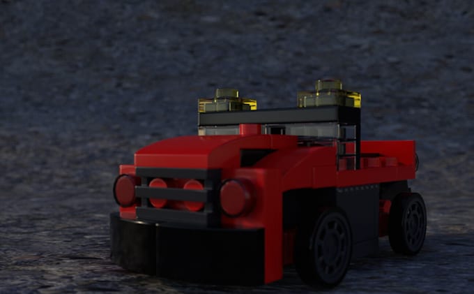 Do custom 3d car lego model, moc design, xml part list, with manual ...