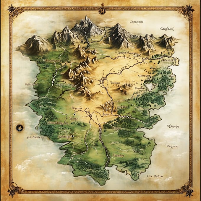 Create your fantasy map, worldmap, battlemap for dnd etc by Marieleonga ...