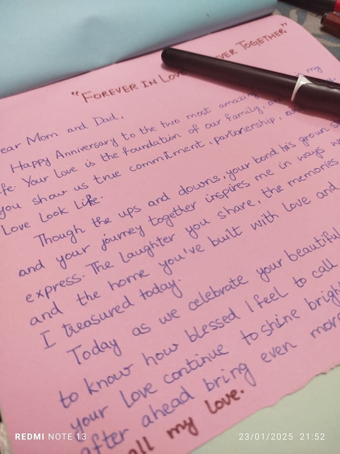 Create handwritten cards, letters and assignments by Alishbazafar_18 | Fiverr