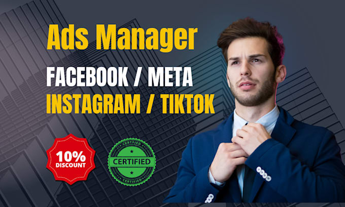 Setup and manage converting meta facebook instagram tiktok ads campaign ... Setup and manage converting meta facebook instagram tiktok ads campaign ...