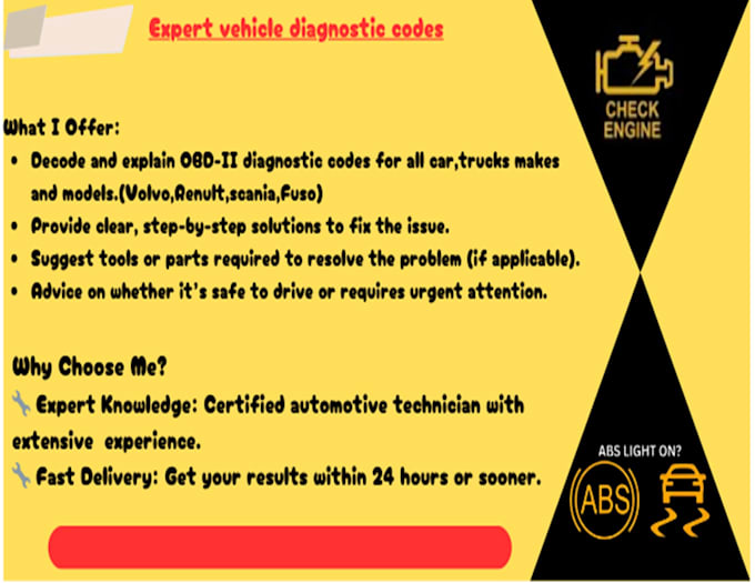 Expert vehicle diagnostic codes and solutions provider by Muhammad ...