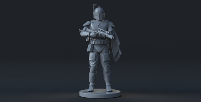 Convert stl file dnd warrior,hero action figures, wargame, 3d print ...