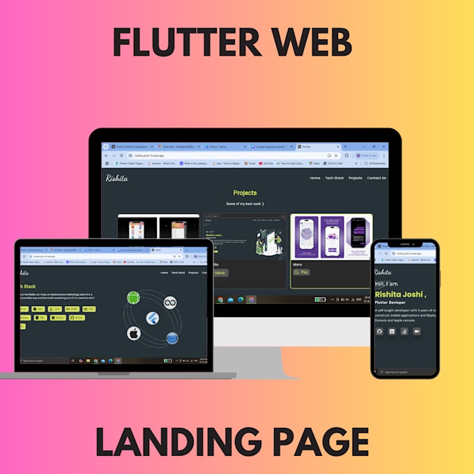 Flutter portfolio development with ai integration by App_dev_rishi | Fiverr