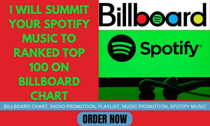 Submit your spotify music to rank top 100 on billboard chart by Mayow ...