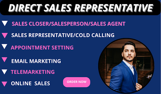 Your sales closer, sales representative, telemarketer, virtual assistant by Kilankoamos3 | Fiverr