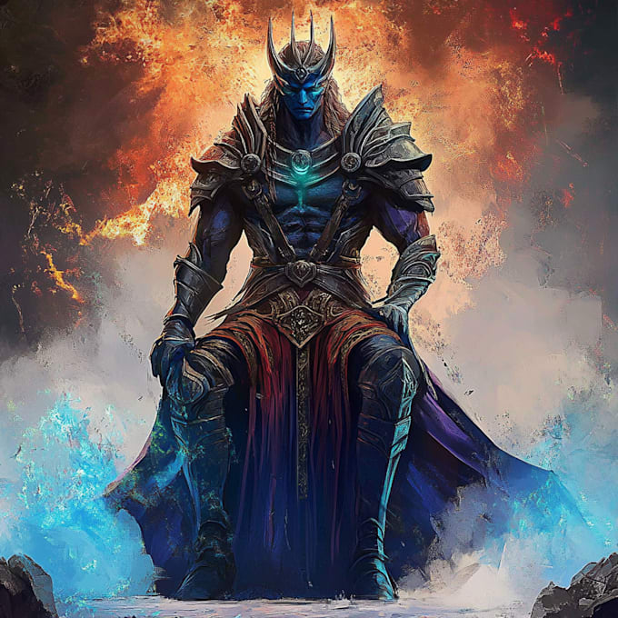 Unique design fantasy concept art and dnd character by Zhandhi | Fiverr