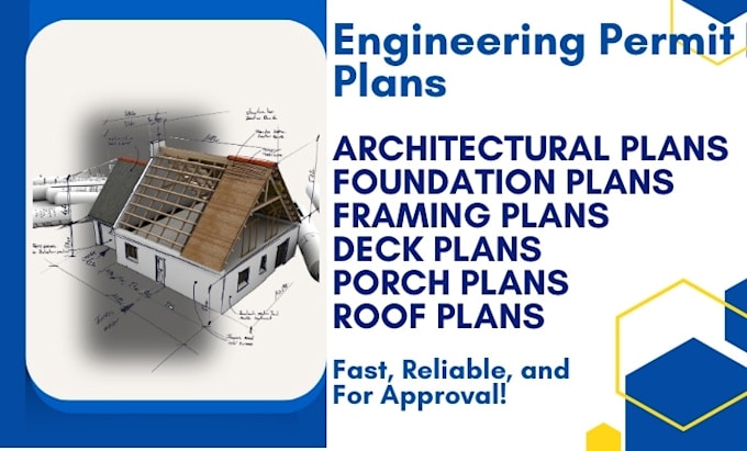 Structural engineering, permit plan, foundation plan, framing plan ...