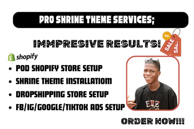 Design a premium shopify store with shrine theme to boost conversions ...