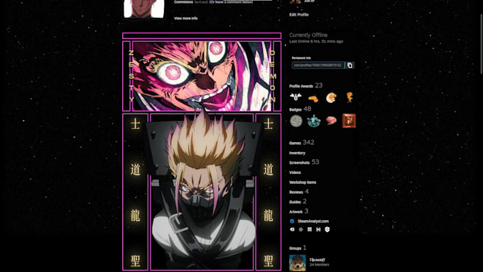 Design a beautiful steam artwork that fits with your taste for your ...