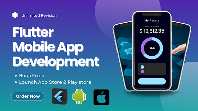 Be your flutter developer, convert figma to flutter app development by ...