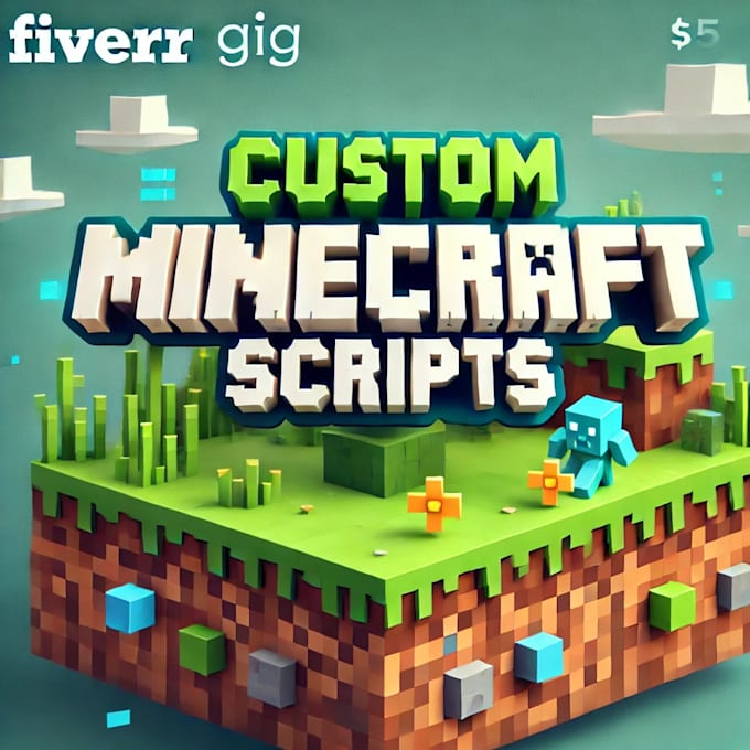 Create custom minecraft scripts for your server by Milan_dev_ | Fiverr