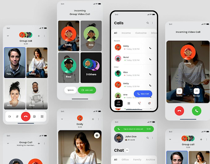 Conference app zoom like app video conference linphone webrtc video calling app by Daruzarif ...