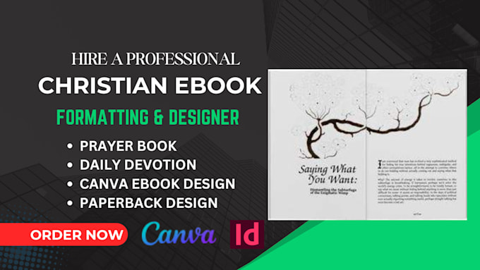 Ghostwrite christian book format daily devotion prayer journal design ...