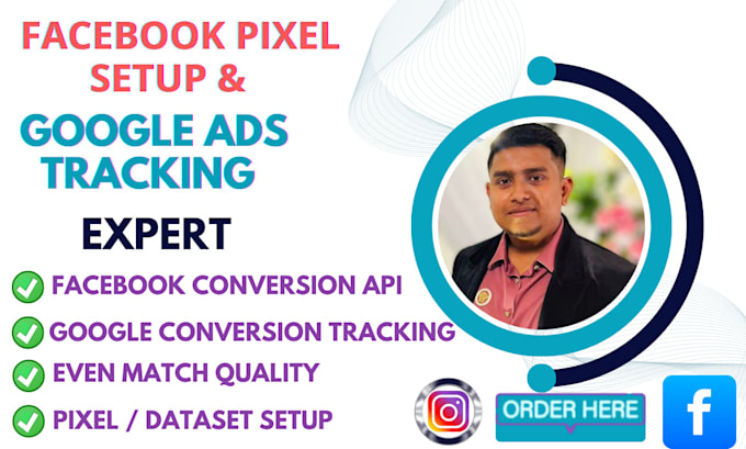 Setup meta pixel facebook conversion api by Nayim39 | Fiverr