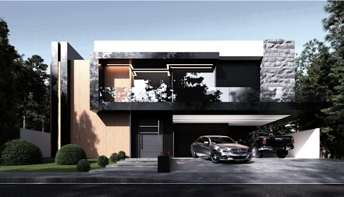 Redesign 3d luxury house interior, modern exterior villa,sweet home3d ...