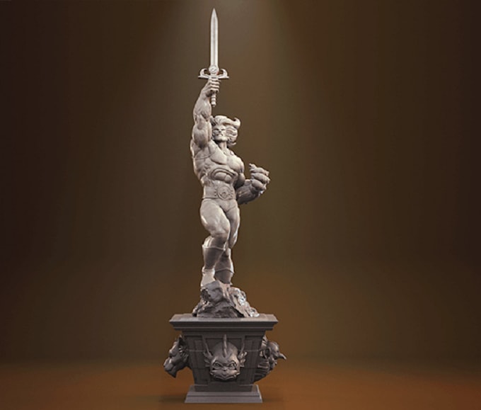 Design 3d figure, action figure, figurine, toy figure, stl file for 3d ...