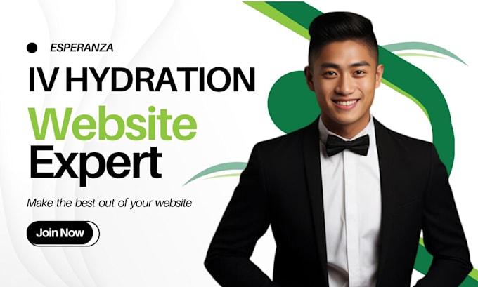 Create an iv hydration iv therapy medical iv website wordpress website ...